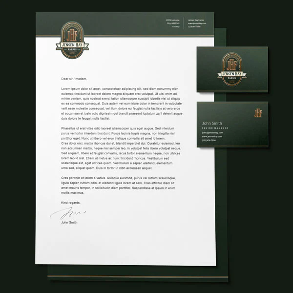Letterhead Design Service | Agency Muse